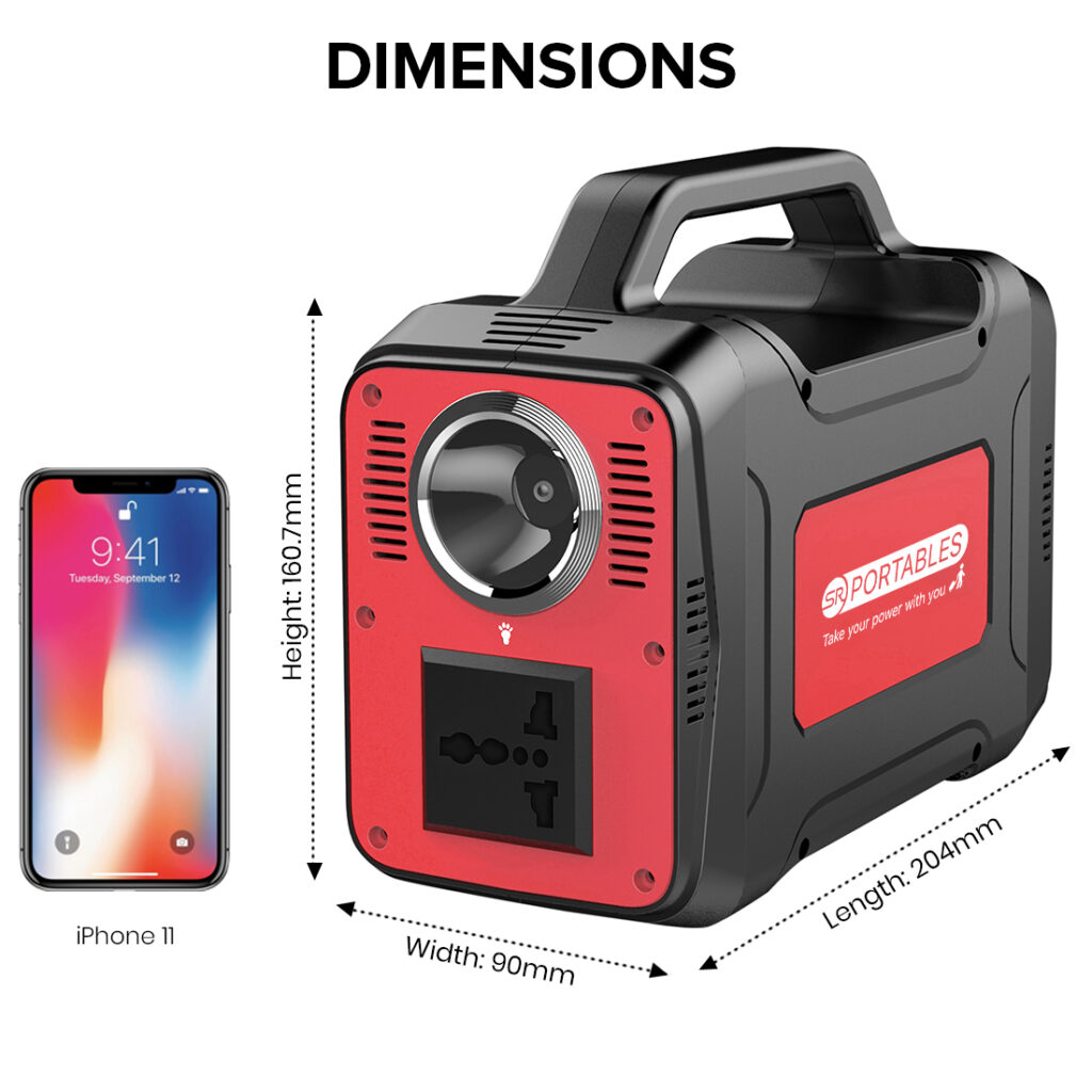 Thia - Hand-held Lithium Solar Generator - SR Portables